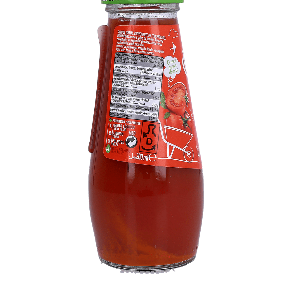 Sumo 100% Tomate Compal Garrafa De Vidro 15x20cl | Compre no 360hyper ...