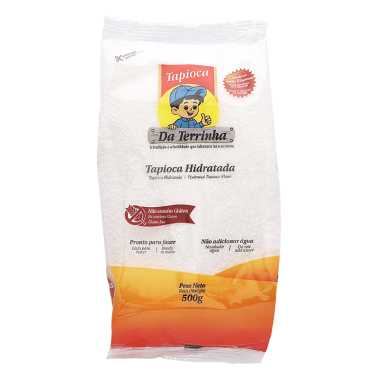 Tapioca Hidratada Terrinha 500g | Compre no 360hyper | 360hyper - O Seu ...