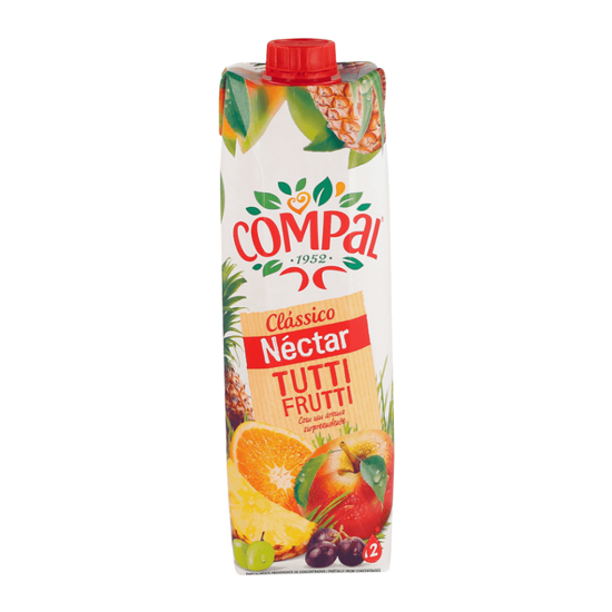 Néctar Clássico Tutti Frutti Compal Tetra 1l | Compre no 360hyper ...