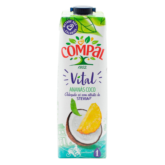 Sumo Ananás/Coco Vital COMPAL 1L | Compre no 360hyper | 360hyper - O ...