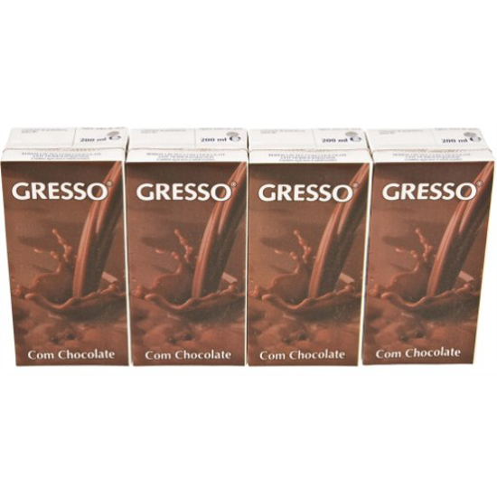 Leite Achocolatado GRESSO emb.4x200ml | Compre no 360hyper | 360hyper ...